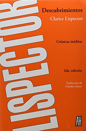 Descubrimientos | Clarice Lispector – 111 Libros Distribuidora y Librería